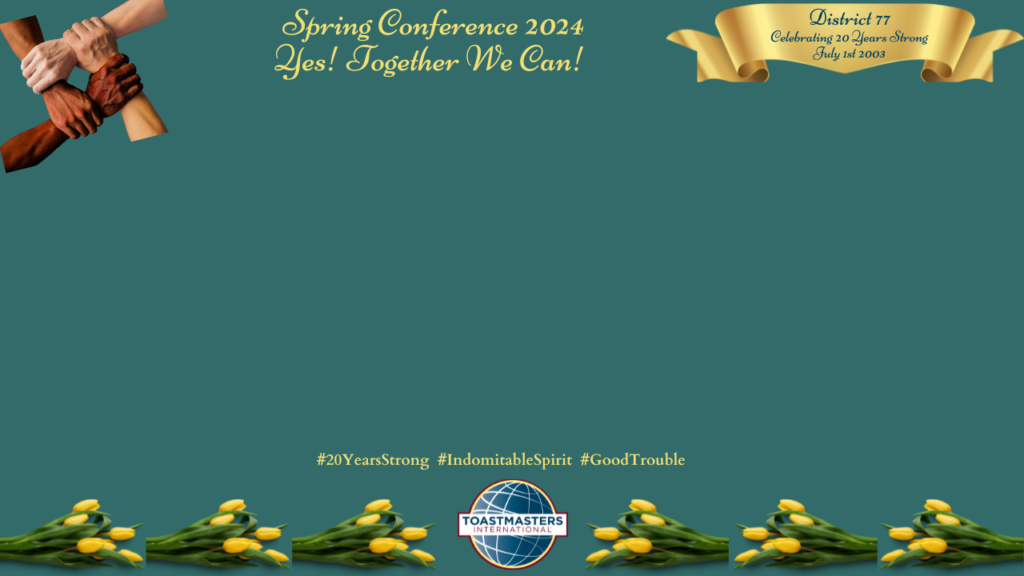 District 77 Annual Spring Conference Graphics - District 77